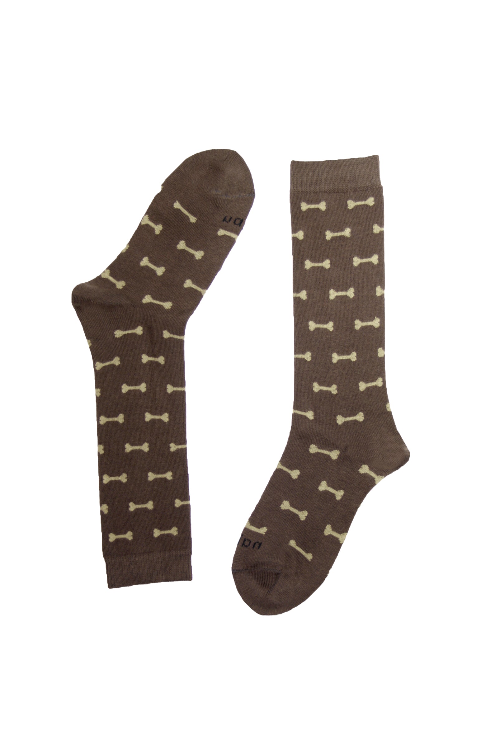 NAÏVE - KIDS LONG BROWN BONE SOCKS – socksnaive.com